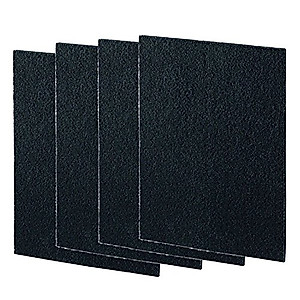 Nispira Replacement Charcoal Carbon Pre Filter Compatible with Fellowes AeraMax 290 300 DX95 Air Purifier - 4 Pack (9324201)