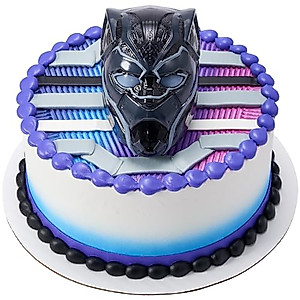 DecoSet® Marvel Avengers Black Panther Warrior King Cake Topper, 1-Piece Light-Up Cake Decoration