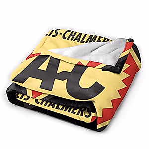 Ultra Soft Allis Chalmers Throw Blanket Lightweight Flannel Fleece Bed Blanket for Couch Sofa Living Room Fuzzy Blanket for Adults Kids 60"X50"