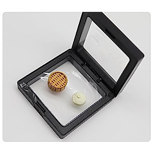 Cmokifuly Cute Keys 3D Steamed-Bao Cute Custom Keycaps,ESC Keycap for Mechanical Keyboard OEM R4 Profile Magnetic Interesting Keycaps Shine-Through Base Keycap (Bao)
