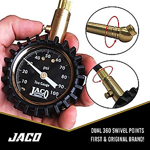 JACO ElitePro Tire Pressure Gauge - 100 PSI