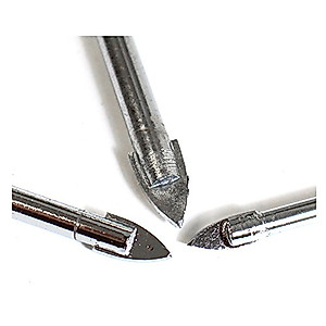 DYNAMIC 3 Pc Carbide Tipped Drill Bits Set | Sizes 5mm, 6mm, 8mm | Ideal for Tiles & Plate Glass | Durable & Precise