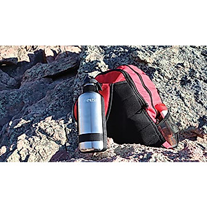 New Wave Enviro 40oz Stainless Steel Water Bottle with Strap