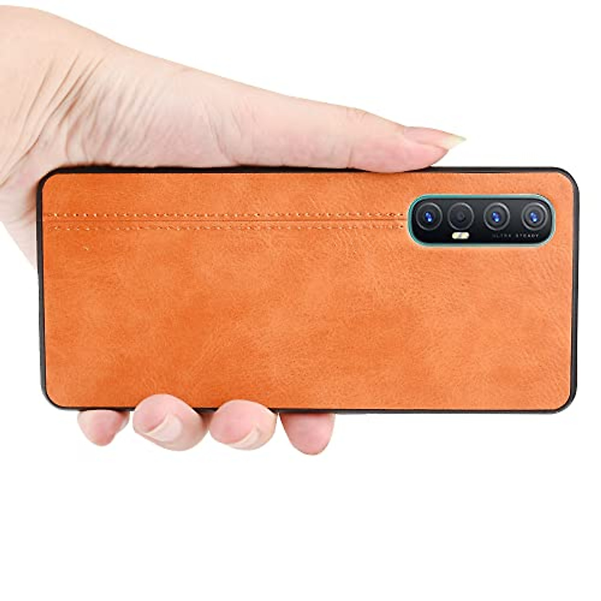 Phone Case for Oppo Find X2 Neo, Case for Oppo Find X2 Neo Cow-Like PU Leather Style Protector Cover, Non-Slip Shockproof Cover for Oppo Find X2 Neo Case