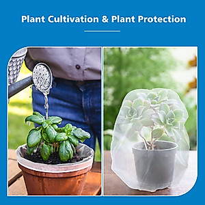 Xsourcer Paint Strainer Bags, 12 Pieces 1 Gallon White Fine Mesh Filter Bag, Bucket Elastic Opening Strainer Bags Hydroponic Paint Filter Bag for Paint Gardening