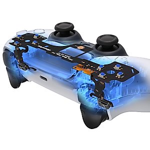 eXtremeRate Strong Version Whole Clicky Kit for PS5 Controller BDM-030 Shoulder Face Dpad Buttons, Custom Micro Switch Clicky Hair Trigger Kit and Tactile Face Buttons Mouse Click for PS5 Controller