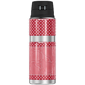 Betty Boop Paisley Dots THERMOS STAINLESS KING Stainless Steel Drink Bottle, Vacuum insulated & Double Wall, 24oz