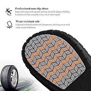 Haifago Men Non Slip Chef Shoes, Waterproof Oil Resistant Kitchen Work Clogs, Food Service Shoes for Restaurant Black