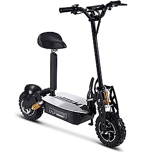 MotoTec 2000w 48v Adult Electric Scooter with Quick Release Seat, Foldable Locking Frame, Top Speed 30mph,Citycoco Scooter with Large 11 in Off-Road Tires, Economy Mode.
