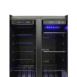 Vinotemp EL-BWC102-02 Touch Screen Beverage Wine Cooler, Black