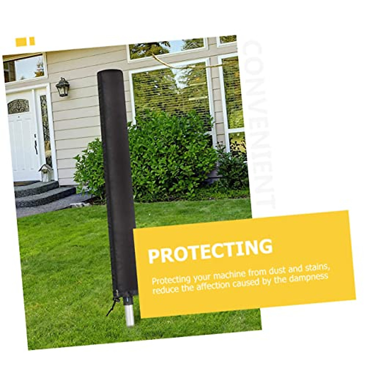 CAXUSD Clothes Drying Rack Cover Outdoor Clothes Drying Rack Foldable Clothes Drying Rack Clothing Drying Rack Washing Line Cover Umbrella Washing Line Cover Outdoor Drying Rack Cover