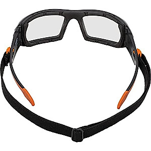 Klein Tools 60538 Gasket Safety Glasses, Professional PPE Protective Eyewear, Full Frame, Scratch Resistant, Anti-Fog, Indoor/Outdoor Lens