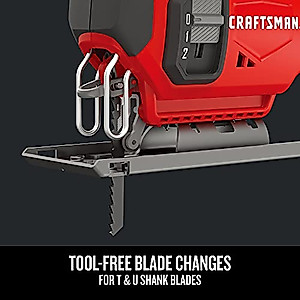 CRAFTSMAN V20* Cordless Jig Saw Kit (CMCS600D1)