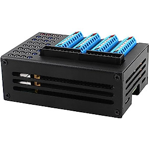 GeeekPi GPIO Screw Terminal Block Breakout Board HAT with Case for Raspberry Pi, GPIO Expansion Board Breakout Module with GPIO Status LED for Raspberry Pi 4B Only