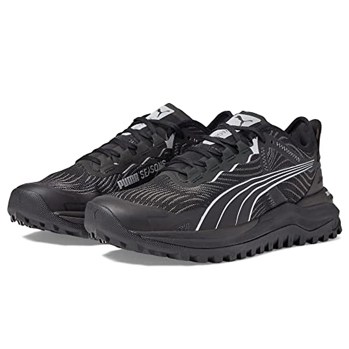 PUMA Voyage Nitro 2 Puma Black/Metallic Silver 12 D (M)