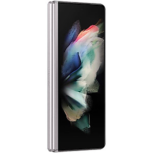 SAMSUNG Galaxy Z Fold 3 5G US Version, 256GB, Phantom Silver - Unlocked (Renewed)