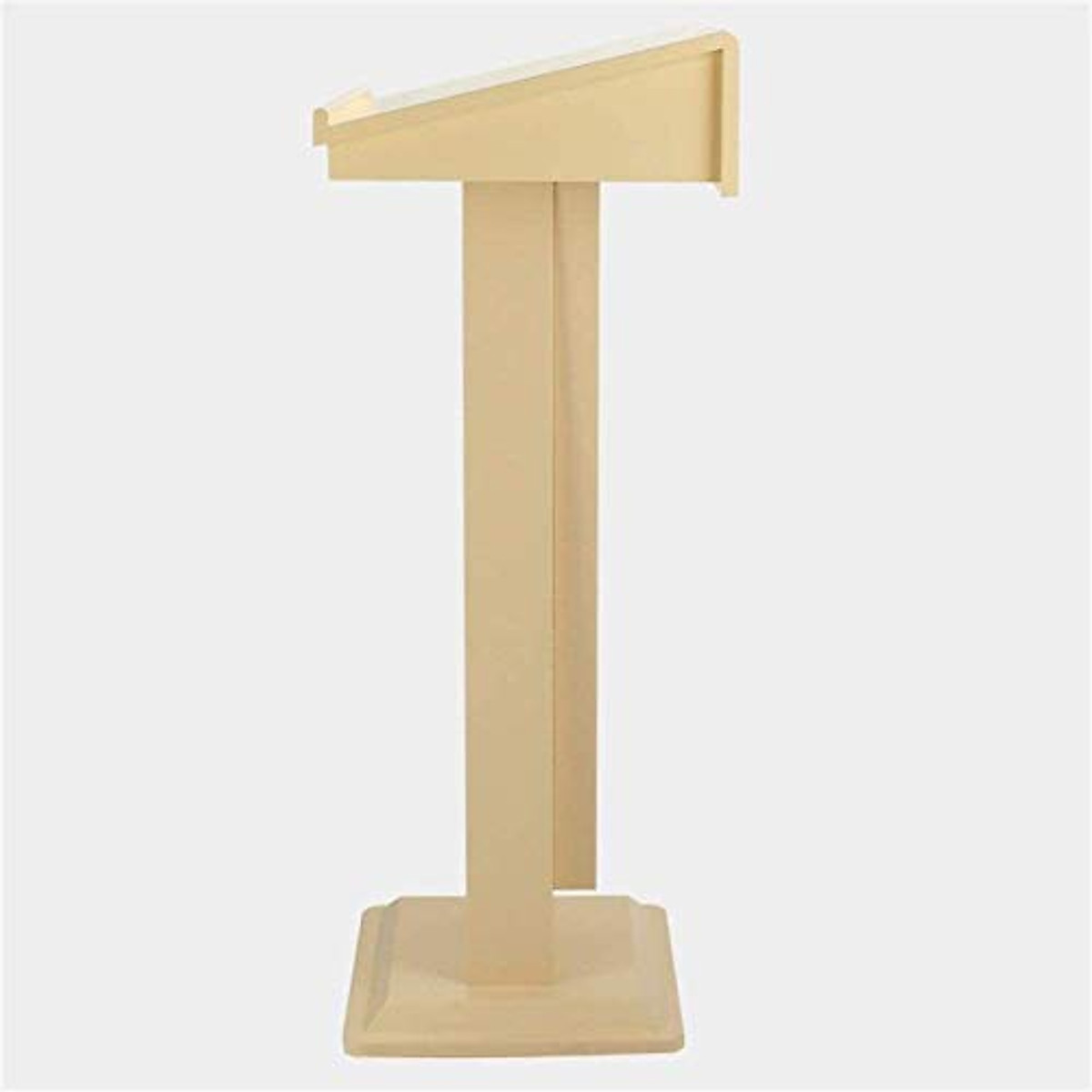 MObyat Lectern Podium Stand,Lectern Speaking Desk Reception Table Teachers Solid Wood Simple Podium for Church, School Or University for Church School Presentation