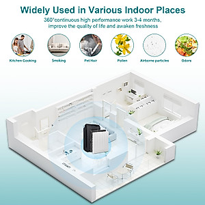 116130 Replacement Filter, 5500-2 Air Puri-fier Replacement Filter Compatible with winix 5500-2, AM80 Air Puri-fier, 2 Pack Filters and Activated Carbon Pre-Filters.