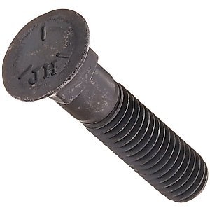 The Hillman Group 260054 7/16-Inch x 2-Inch Plow Bolts, 50-Pack, Black
