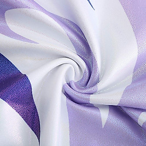 Hotfiary Girls Gymnastics Leotards Shiny Diamond Sleeveless/Long Sleeve Ballet Dance Unitard One Piece Outfit for Gymnastic