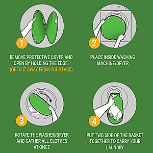 Laundry Turtle Original - Large - Popup Laundry Hamper. A Innovative Laundry Basket, Laundry Bag, Portable, Collapsible for Storage and super easy to use.