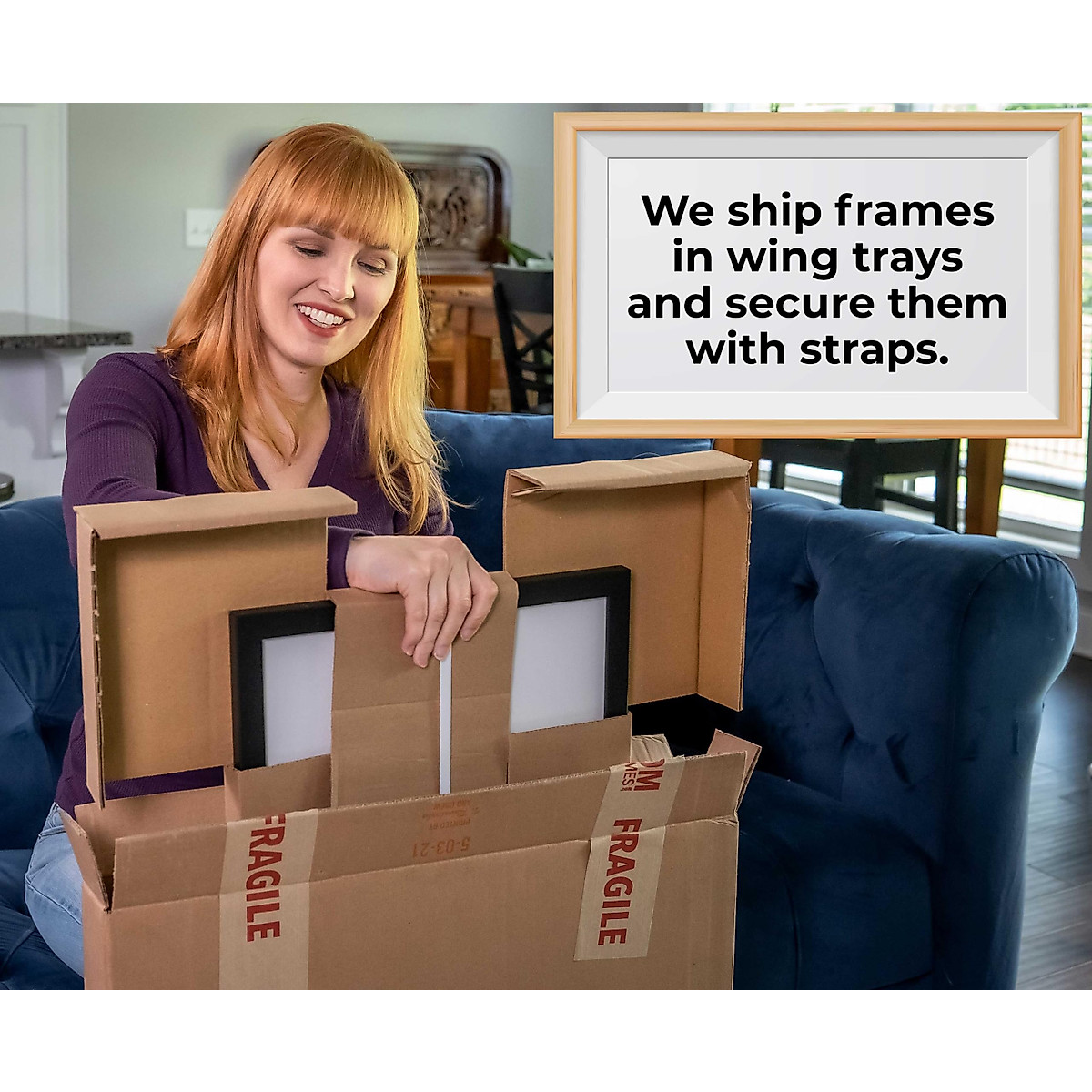 15x40 Frame Black Picture Frame - Complete Modern Photo Frame Includes UV Acrylic Shatter Guard Front, Acid Free Foam Backing Board, Hanging Hardware Wood Wall Frames for Family Photos - no Mat