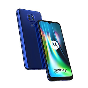 Motorola Moto G9 Play XT2083 Dual-SIM 64GB + 4GB RAM (GSM Only | No CDMA) Factory Unlocked 4G/LTE Smartphone (Sapphire Blue) - International Version