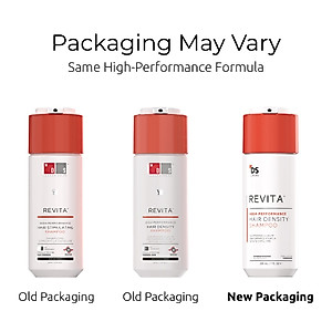 Revita Shampoo For Thinning Hair by DS Laboratories - Volumizing, Thickening Shampoo for Men and Women, Supports Hair Growth, Hair Strengthening, Sulfate Free, 7 Fl Oz (205mL) - Packaging May Vary