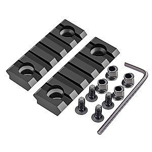 5 Slots Aluminum key mod Rail Section For Keymod Five Slots Keymod Rail Picatinny Rail Section