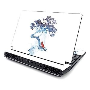 MightySkins Glossy Glitter Skin for Alienware Area-51M 17" (2019) - Last Apple Tree | Protective, Durable High-Gloss Glitter Finish | Easy to Apply, Remove, and Change Styles | Made in The USA