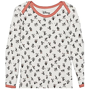 Amazon Essentials Disney | Marvel | Star Wars Baby Boys' Sleeper Gowns, Pack of 3, Mickey Expressions, 0-6 Months