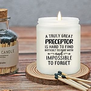 Maybeone Preceptor Gifts Nursing - A Truly Great Preceptor is Hard to Find - Lavender Scented Candle Gifts for Preceptors - Nurse Preceptor Gifts - Thank You Gifts for Preceptor