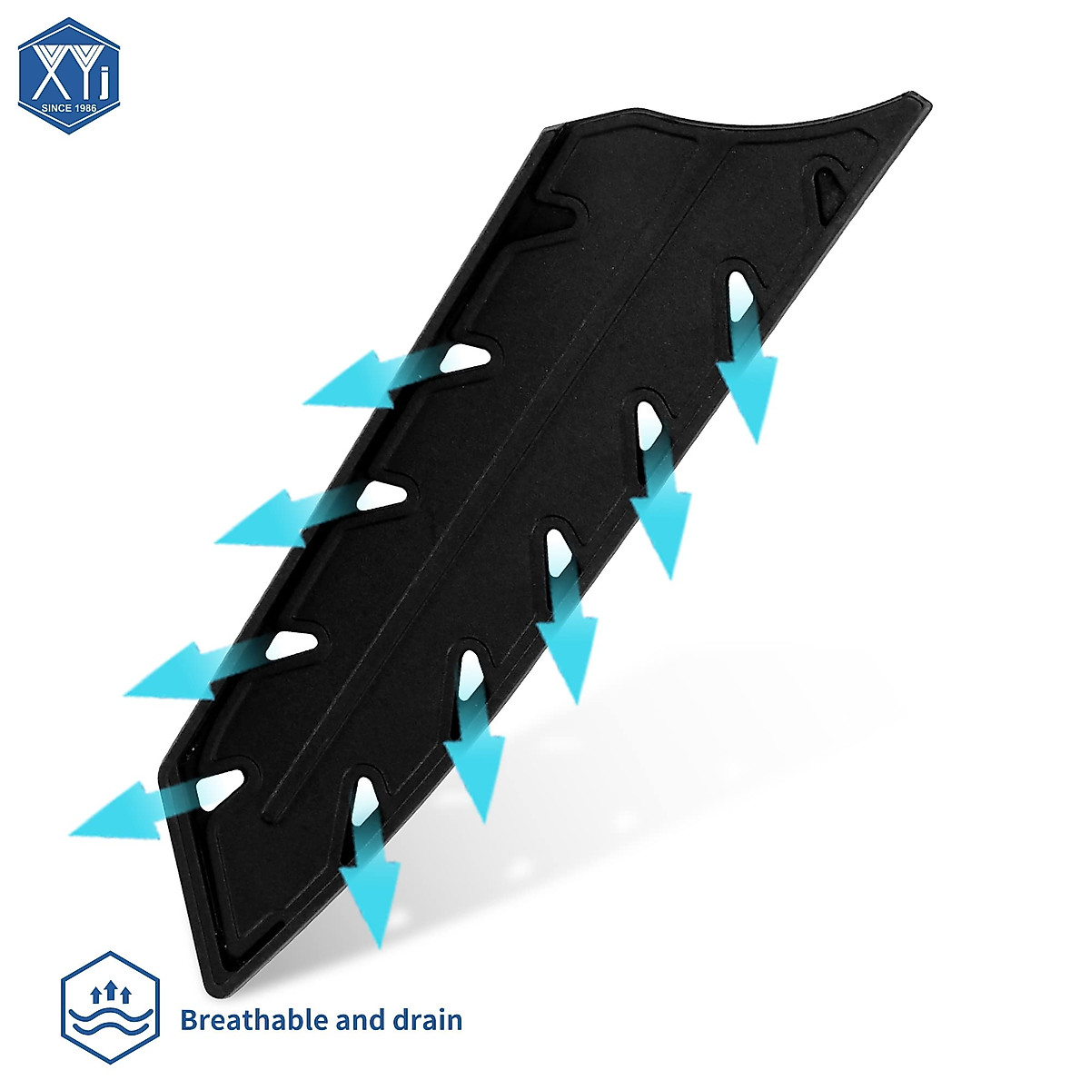 XYJ 2pcs/set Safety Knife Covers Sleeves Knives Edge Guard,Universal Knife Sheath,Santoku Knife Case Black (For 8" Chef Knife or 7 '' Santoku Knife)