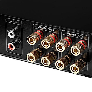 OSD Outdoor Amplifier WiFi Bluetooth Streaming Class D (100W x 2) Stereo Amp, Free iOS/Android app, EQ Adjustment IP64 Nero Stream WRA