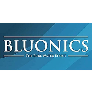 BLUONICS Sediment Water Pre-Filter Reusable Spin Down Filter for Whole House City and Well Water 40 Micron with both 1” + 3/4” NPT adapters included