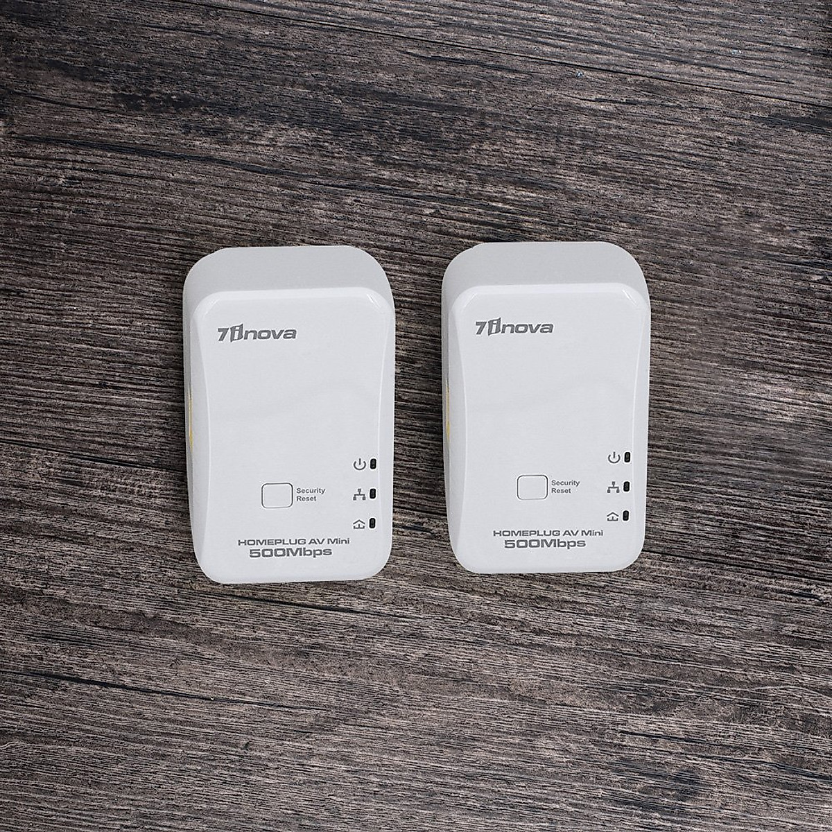 7inova AV500 Powerline Ethernet Adapter Kit for Wired Network Expanding - Mini, Plug&Work, Power Saving