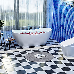 SIKAIQI 78 Inch Shower Threshold Water Dam Collapsible 1.97" Tall Clear Shower Stopper Barrier and Stop Water Keep Dry and Wet Separation Suitable for Bathroom and Kitchen