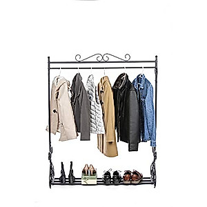 Mango Steam Sheffield Garment Rack, (64.5 H x 47.5 L Inches)