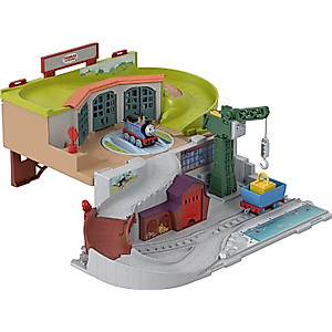 Thomas & Friends Sodor Take-Along Train Set With Diecast Push-Along Thomas Engine For Preschool Kids Ages 3+ Years