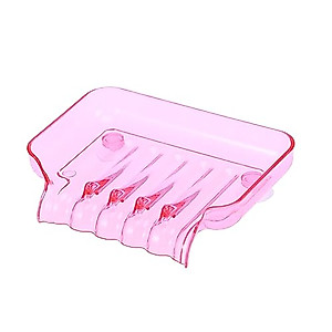 FELTECHELECTR Suction Cup soap Dish soap Dish for Shower soap Dish for Bathroom soap Dish Suction soap Box Colorful Storage Box