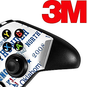 Skinit Decal Gaming Skin Compatible with Xbox One S Controller - Officially Licensed NBA Oklahoma City Thunder Historic Blast Design