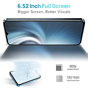 Ulefone Note 16 Pro Unlocked Phones NFC, 8-core 16+128GB Factory Phone, Android 13 OS Cell Phone, 50MP Rear Camera, 8MP Front Camera, 6.52” Display, 4400mAh, OTG T-Mobile 4G Smartphones | Black