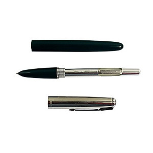 Ranvi Hero 616 Fountain Pen With Iridium Tipped Nib.3 PCS Golden Cap, 3 PCS Sliver Cap.