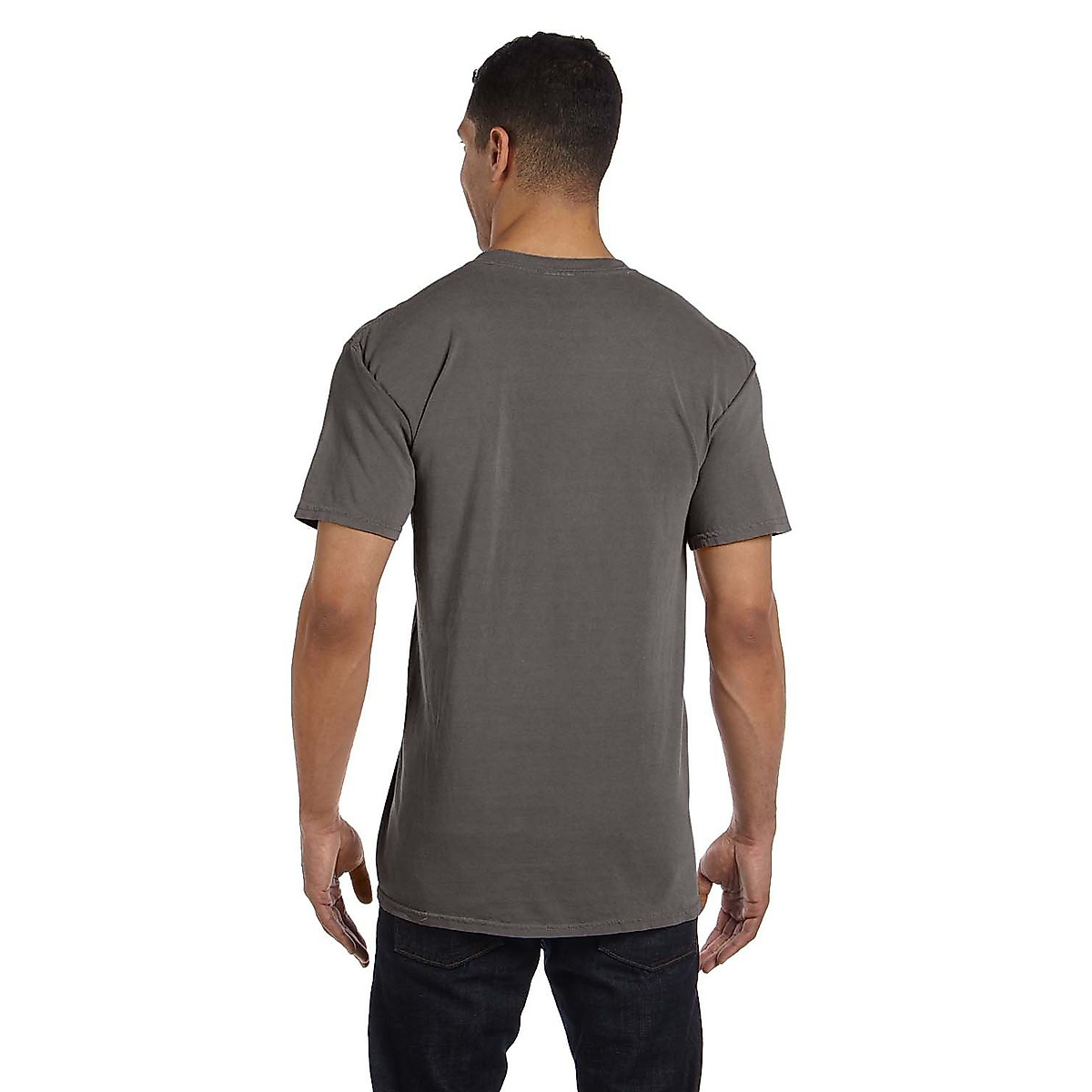 Comfort Colors Chouinard 6030 Adult Heavyweight Pocket Tee Pepper PgmDye X-Large