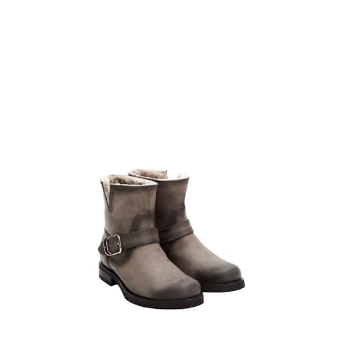 Frye Women's Veronica Shearling Bootie, Grey - 10 M