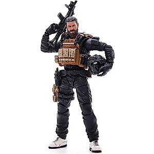 JoyToy 1/18 Action Figures 4-Inch Mercenary Trio Collection Solider Figures Military Model Toys (Mercenary-K)