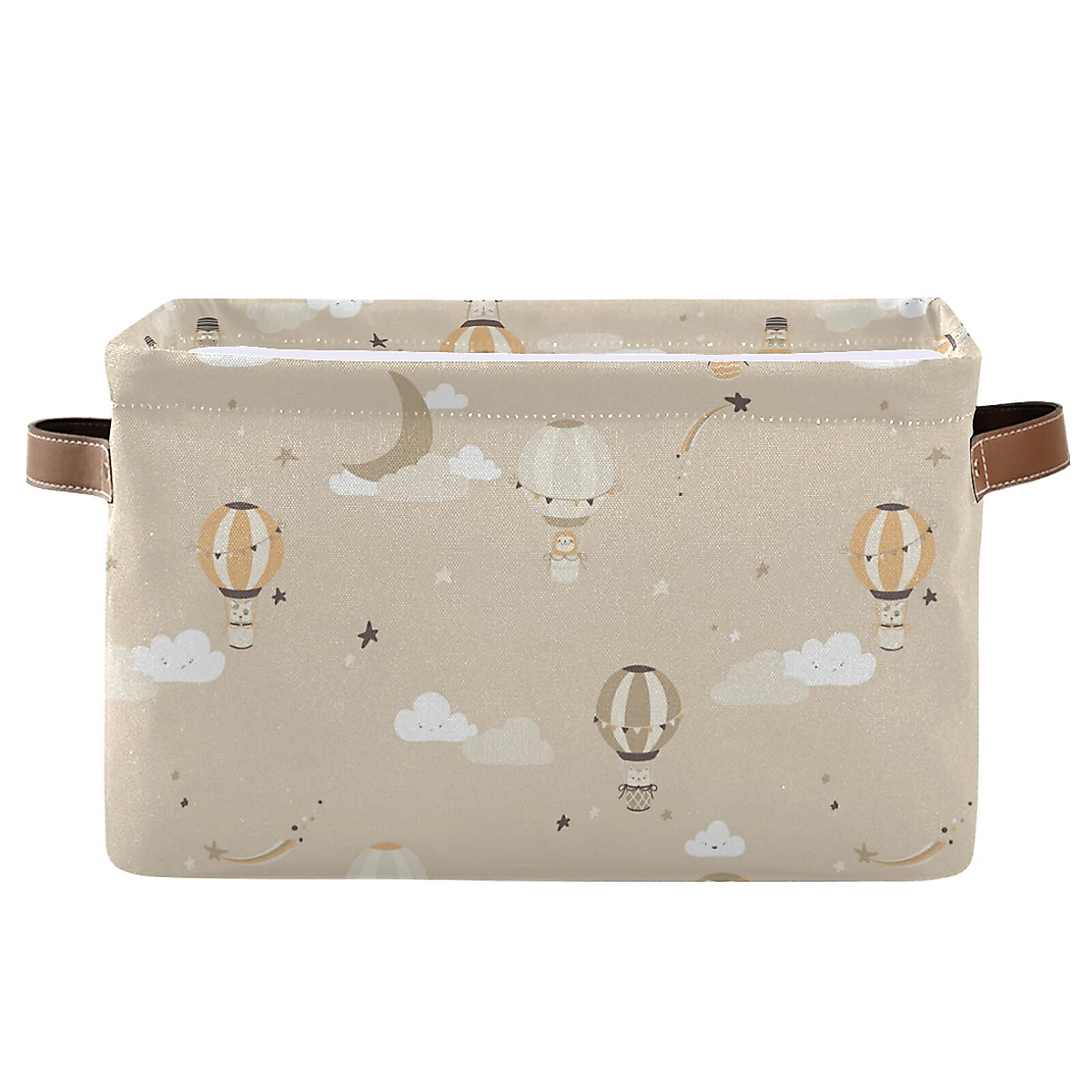 xigua Cute Hot Air Balloon Storage Bin for Toy Storage Basket Dirty Clothes Sundries Office Home Closet Organizer Shelf Cube Box Waterproof Laundry Basket