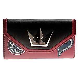 Kingdom Hearts Trifold Satchel Fold Womens Hand Purse Clutch Wallet