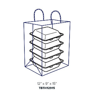 AmerCareRoyal Case of 200 Recyclable Kraft Paper Bags with Twisted Handles - Eco-Friendly Brown Grocery Bags - Durable & Recyclable Packaging, Shopping Bags, Brown Bags with Handles - 12"x9"x15.75"