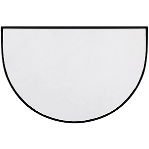 Nichpedr Welcome Half Round Door Mat Flower Daisy Floral Butterfly Entrance Way Rugs Doormats Soft Non-Slip Washable Bath Rugs Floor Mats for Home Bathroom Indoor Outdoor 18x30 Inch